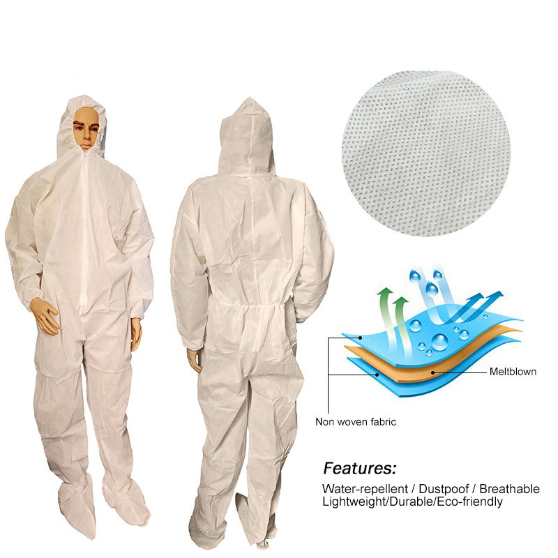 Medical Isolation Gown Safety Clothing Protective Coverall Suit from ...
