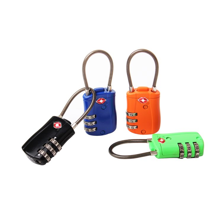 Zinc Alloy TSA Approved Flex 3 Dial Combination Luggage Lock from China ...